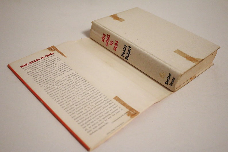 Nine Hours to Rama by Stanley Wolpert 1962 First Edition Hardcover Book ...