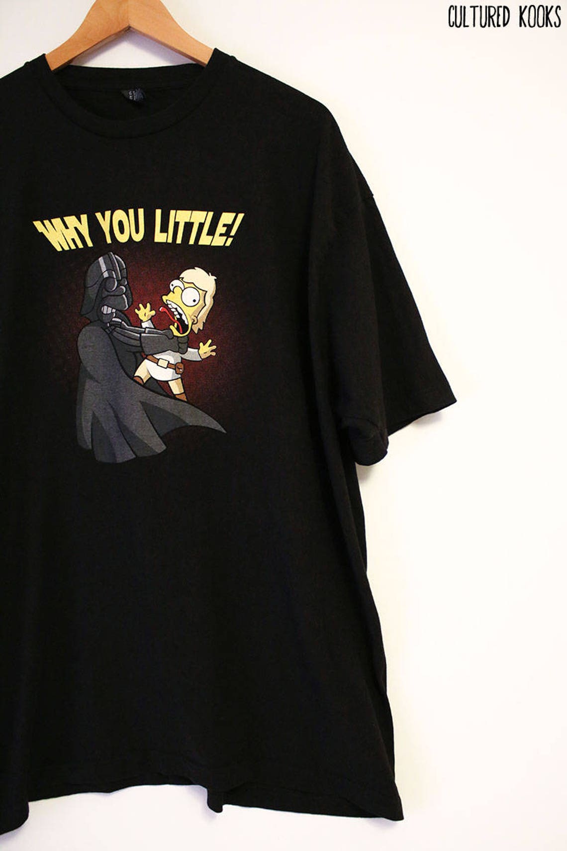 Retro the Simpsons Star Wars Darth Vader Luke Skywalker - Etsy