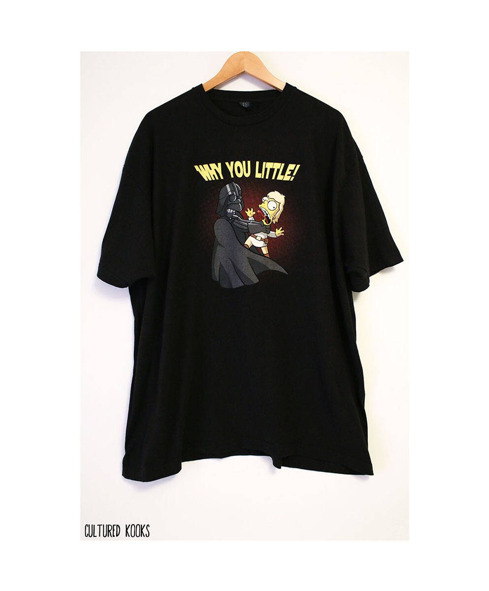 Retro the Simpsons Star Wars Darth Vader Luke Skywalker Choking Why You ...