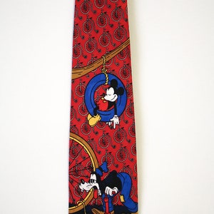 Vintage Disney Mickey Mouse & Goofy Airing up Tricycle Bicycle Tire ...