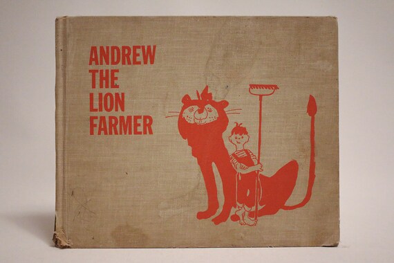 Andrew the Lion Farmer by Franklin Watts First Printing | Etsy