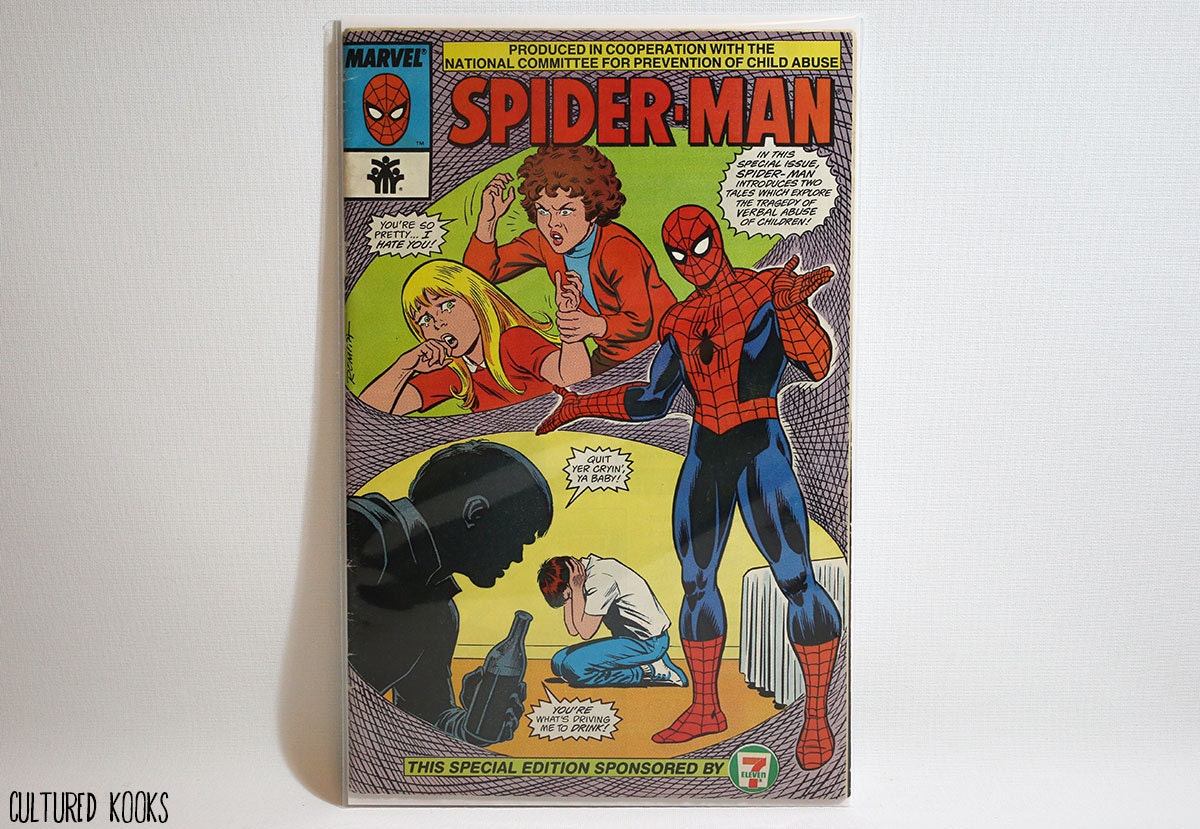 Amazing Spider-man Giveaway Prevention of Child Abuse Comic Book (1987 ...