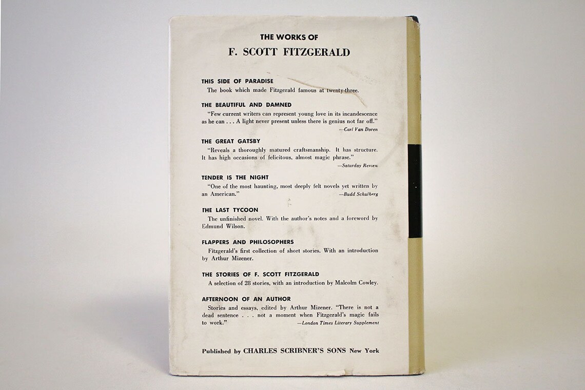 The Short Stories of F. Scott Fitzgerald A Selection of 28 - Etsy
