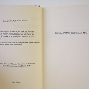 Rebellion of Yale Marratt by Robert H. Rimmer 1964 First Edition ...