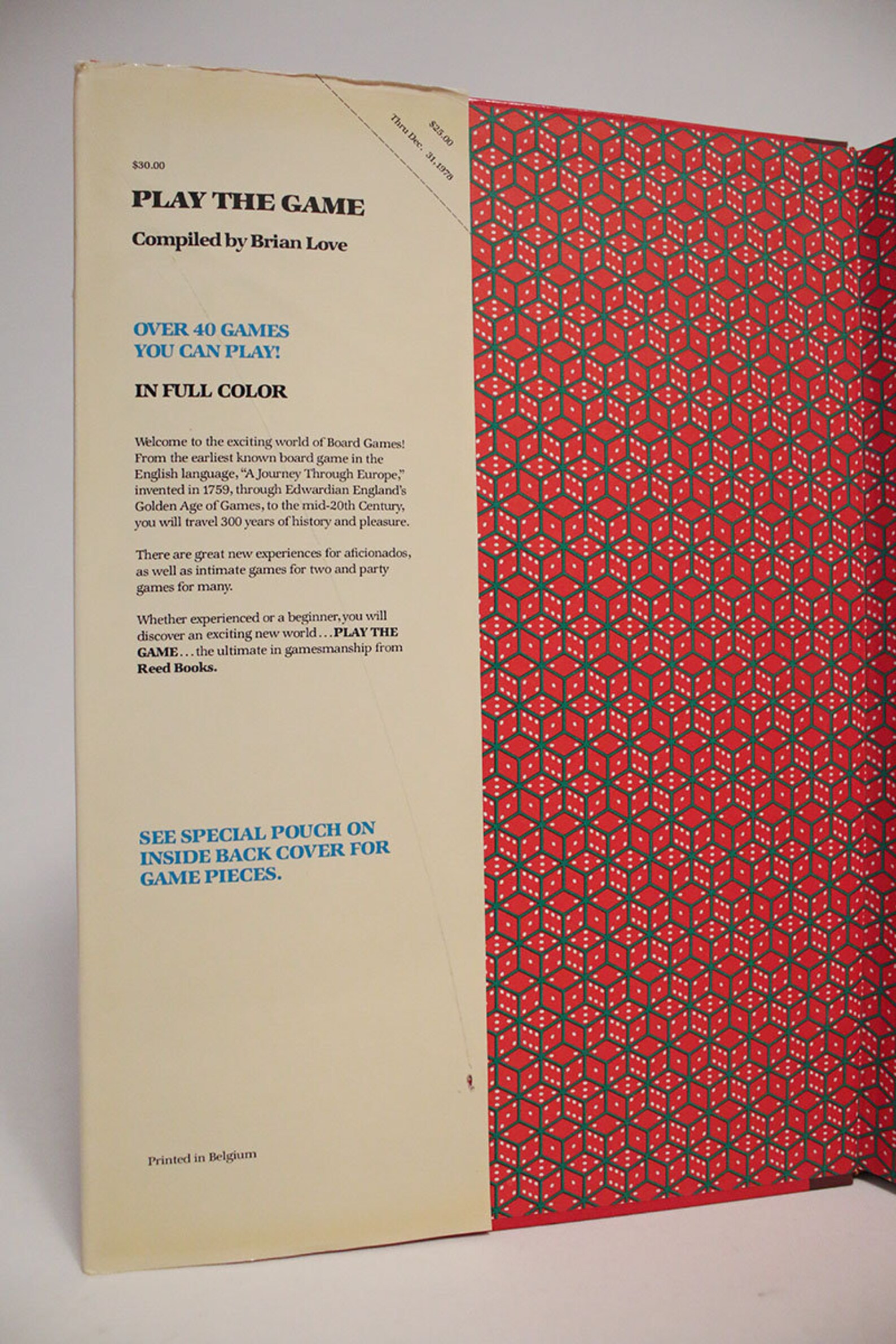 Play the Game the Book That You Can Play Over 40 Games of the - Etsy