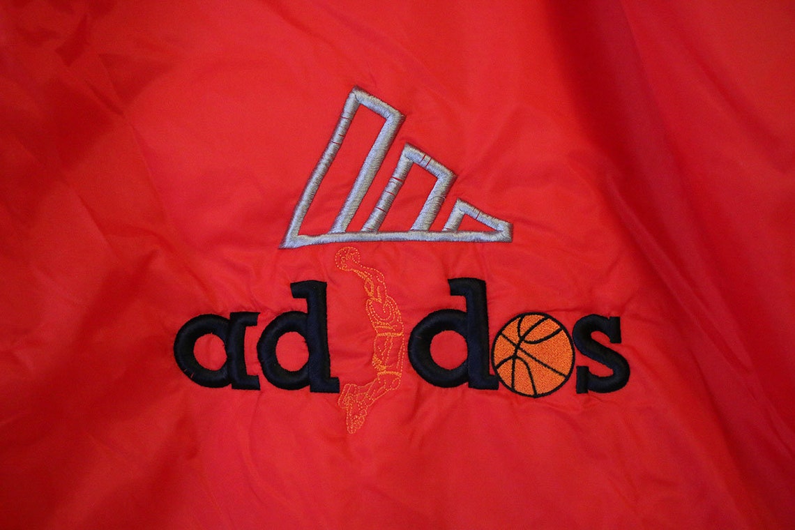 Vintage 90s Adidas Basketball Deadstock/bootleg W/ Detachable | Etsy