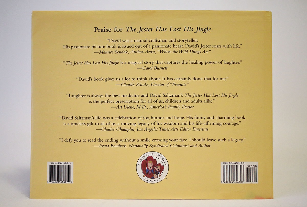 The Jester Has Lost His Jingle by David Saltzman true First Edition the ...