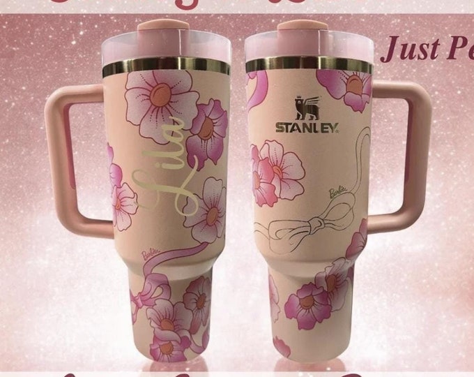 Stanley X Barbie 80s Just Peachy (40 Oz) Quencher | Custom Engraved ...