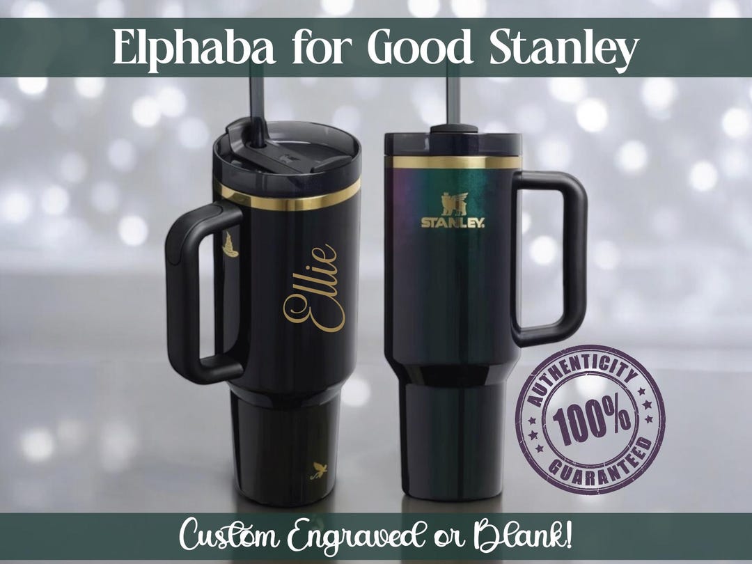 Stanley X Wicked Elphaba 40 Oz Quencher Custom Engraved Good Witch ...