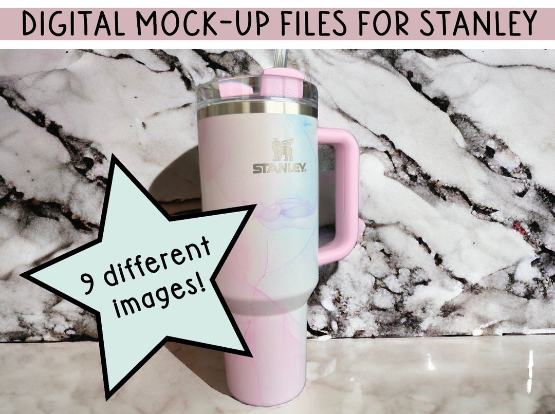 Digital Mock-up Photography Stanley Tulle 40 Oz Tumbler Stock Photos ...