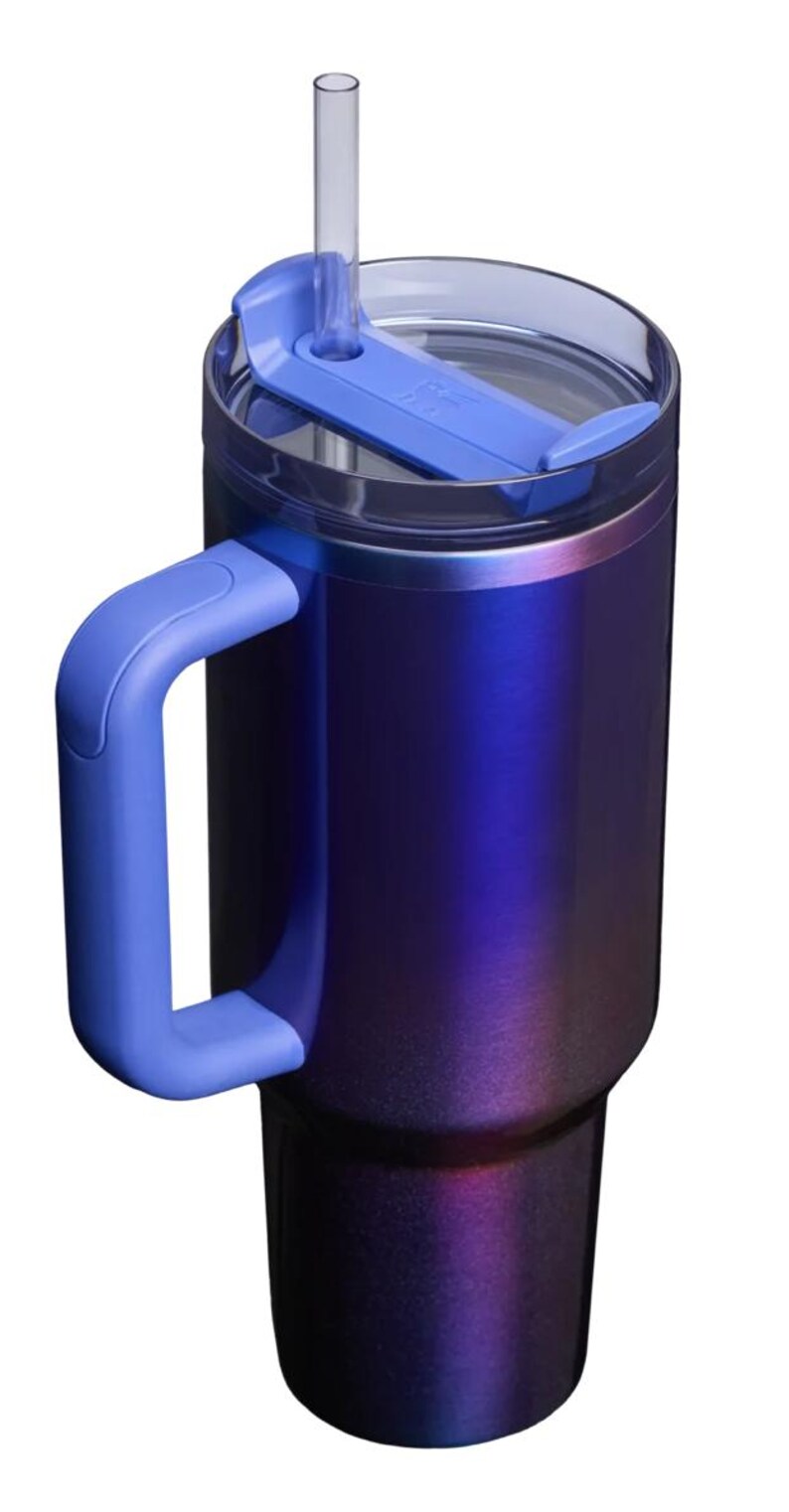 Star Shine Stanley 40 Oz Quencher Custom Engraved Iridescent Glitter ...