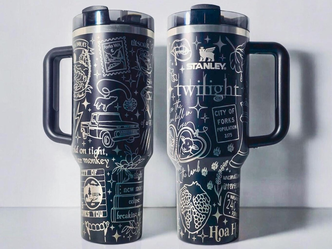 Forks Washington Vampire Stanley Engraved Tumbler 40 Oz Quencher ...