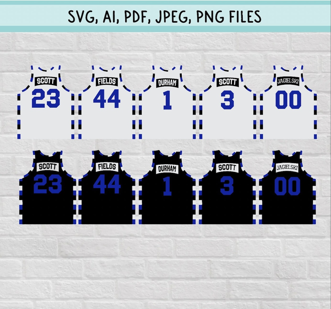One Tree Hill, Tree Hill High School Ravens Basketball Jersey Clipart ...