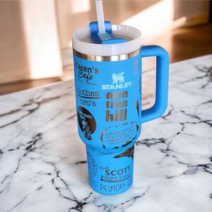 One Tree Hill Stanley Engraved Tumbler 40 Oz | Custom Collage Cup ...