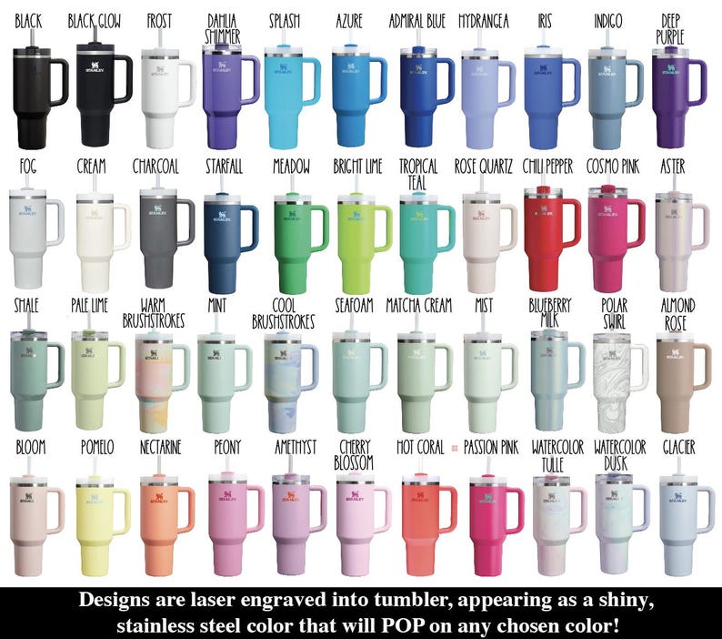 One Tree Hill Stanley Engraved Tumbler 40 Oz | Custom Collage Cup ...