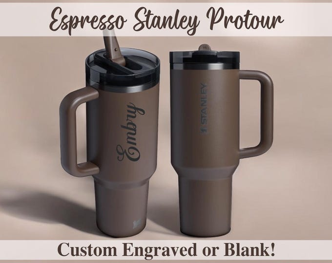 Espresso Stanley Protour 40 Oz | Custom Engraved Chocolate Brown ...
