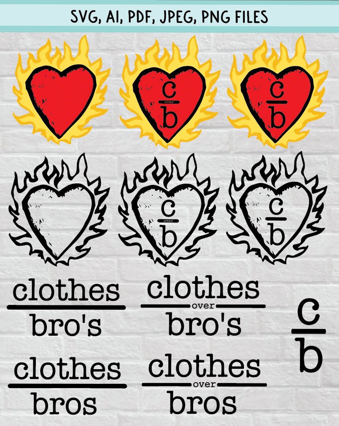 One Tree Hill Clothes Over Bros Flaming Heart (Instant Download) - Etsy One Tree Hill Clothes Over Bros Flaming Heart (Instant Download) - Etsy