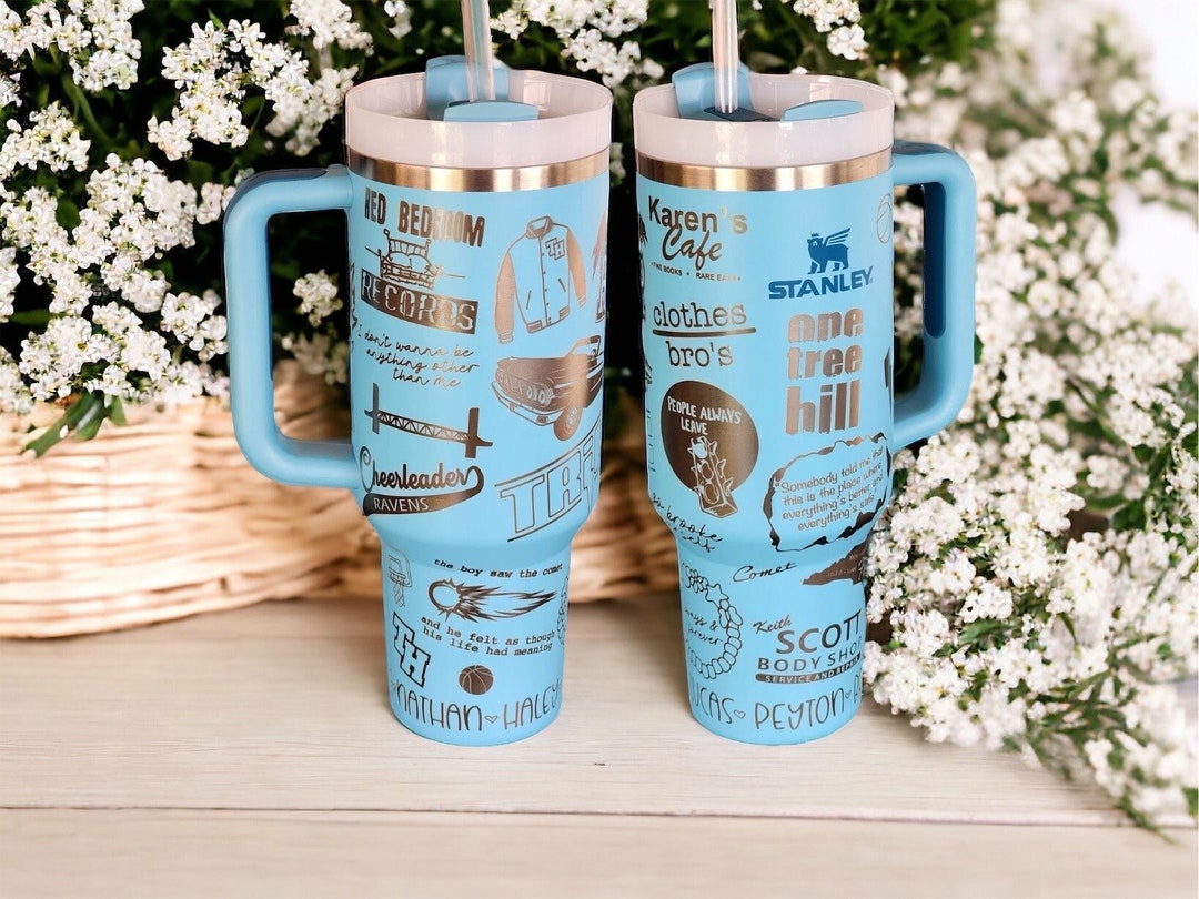 One Tree Hill Stanley Engraved Tumbler 40 Oz | Custom Collage Cup ...