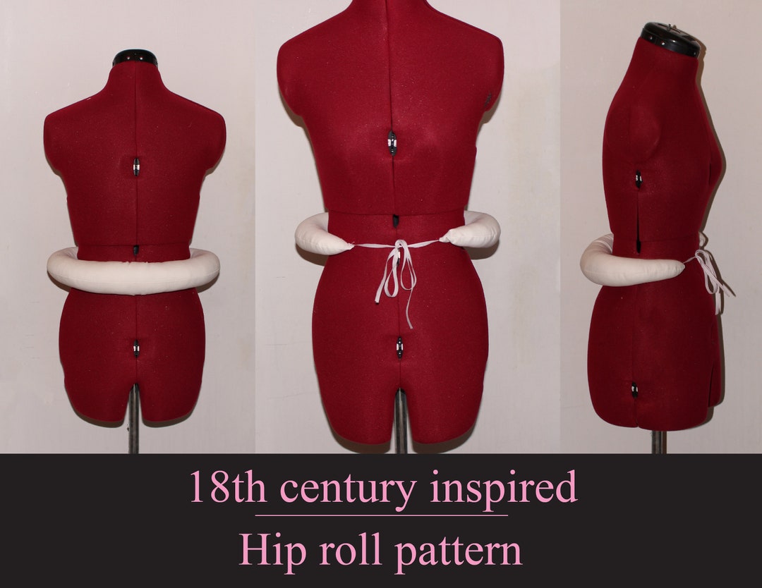 Hip Roll | 18th Century History Inspired Pattern - Etsy