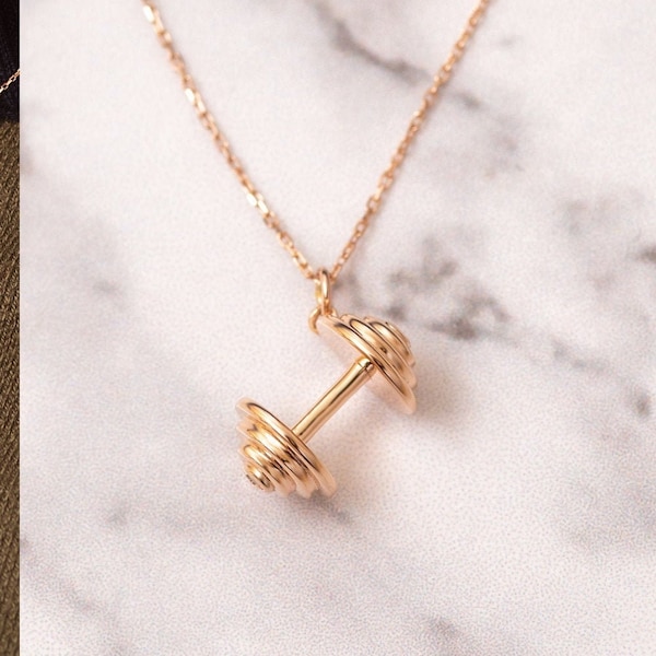 Dumbbell Charm - Etsy