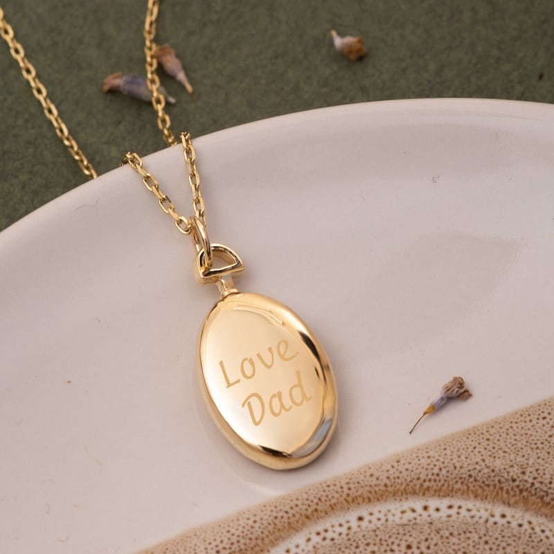 Ashes Necklace Gold - Etsy