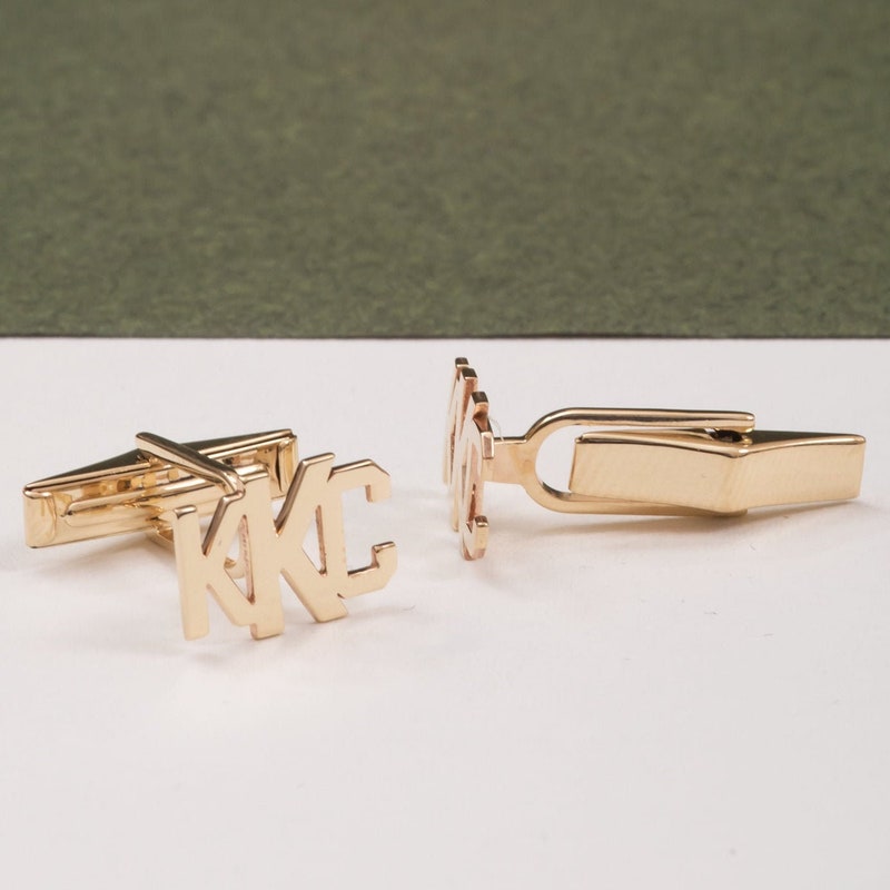 14k Gold Cufflinks - Etsy