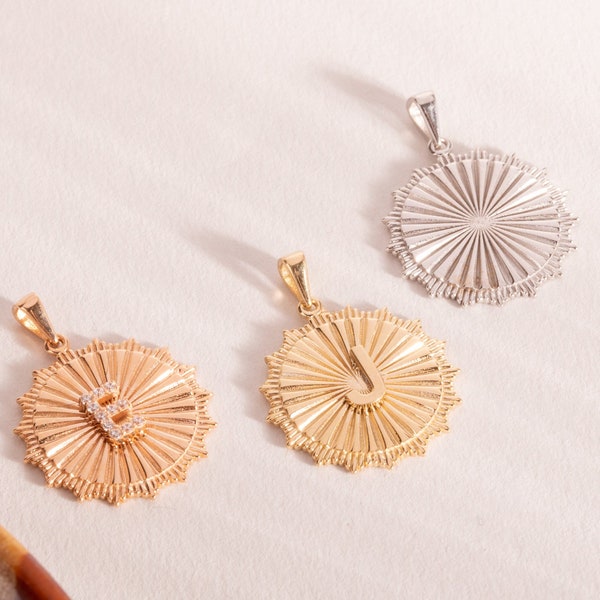 Letter Medallion - Etsy