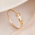 Diamond Crescent Moon Star Ring 14K 18K Solid Gold, Dainty Moon Star ...