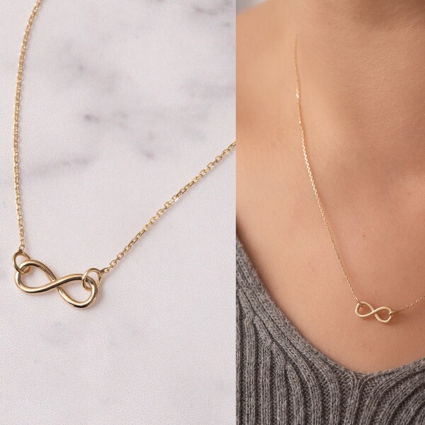 Infinity Necklace - Etsy