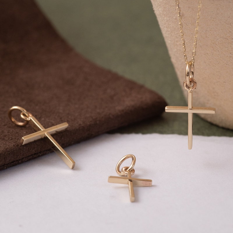 Small Cross Necklace - Etsy