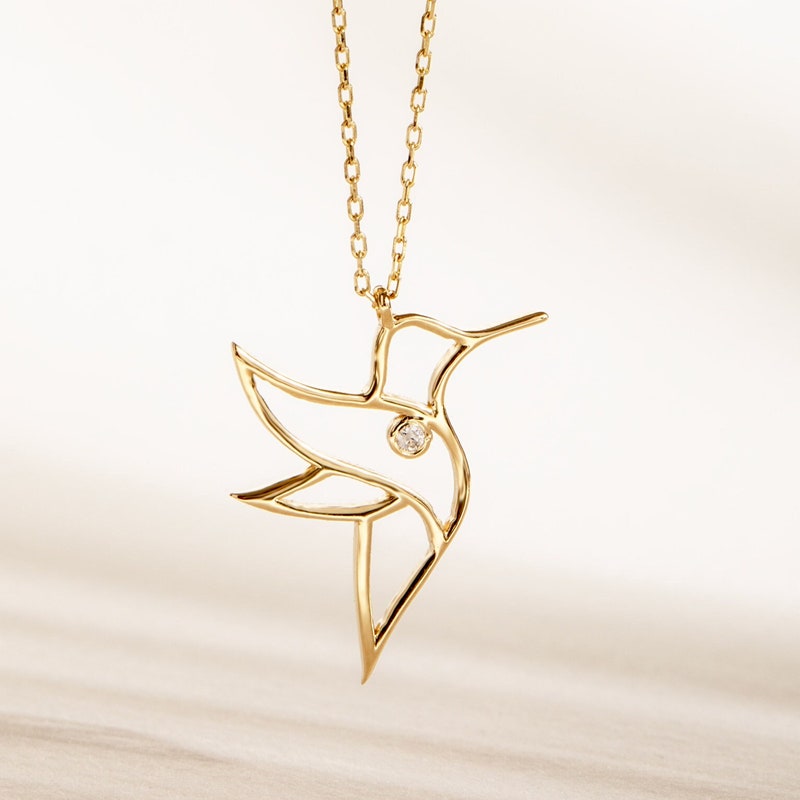 Hummingbird Necklace - Etsy