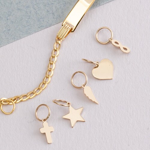 14K 18K Solid Gold Small Tiny Charms Dainty Everyday Gold - Etsy