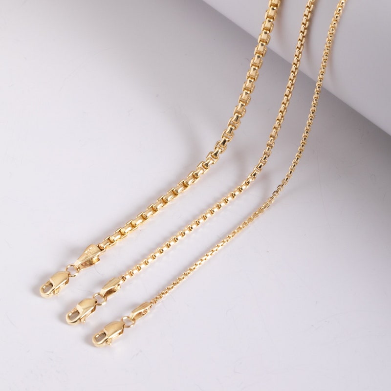 Round Box Gold Bracelet - Etsy UK