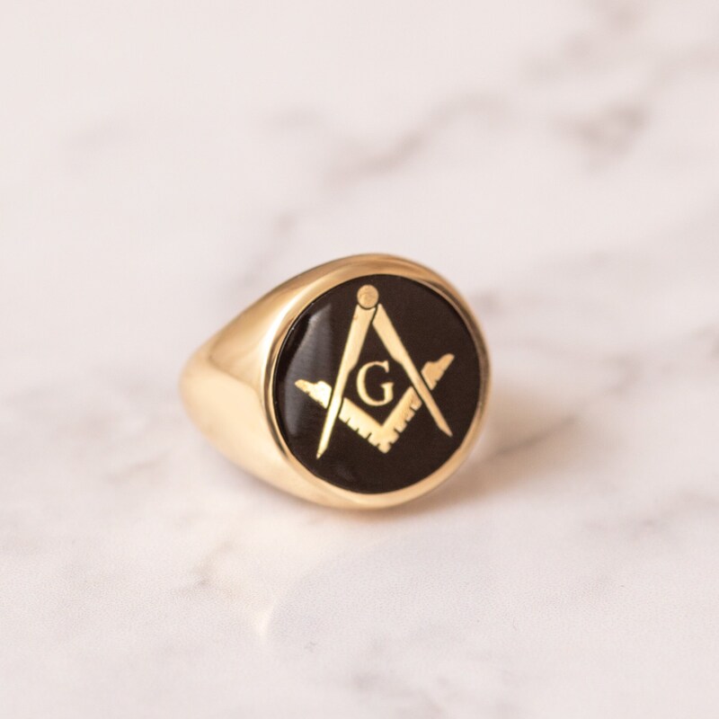 Masonic Ring - Etsy