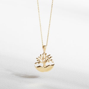 Personalized Tree of Life Urn Pendant Necklace in 14K 18K - Etsy