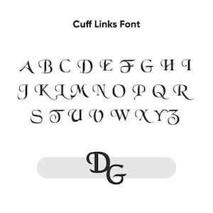 Custom Initial 14K 18K Solid Gold Cufflinks, Personalized Wedding Letters Cufflinks, Bespoke ...