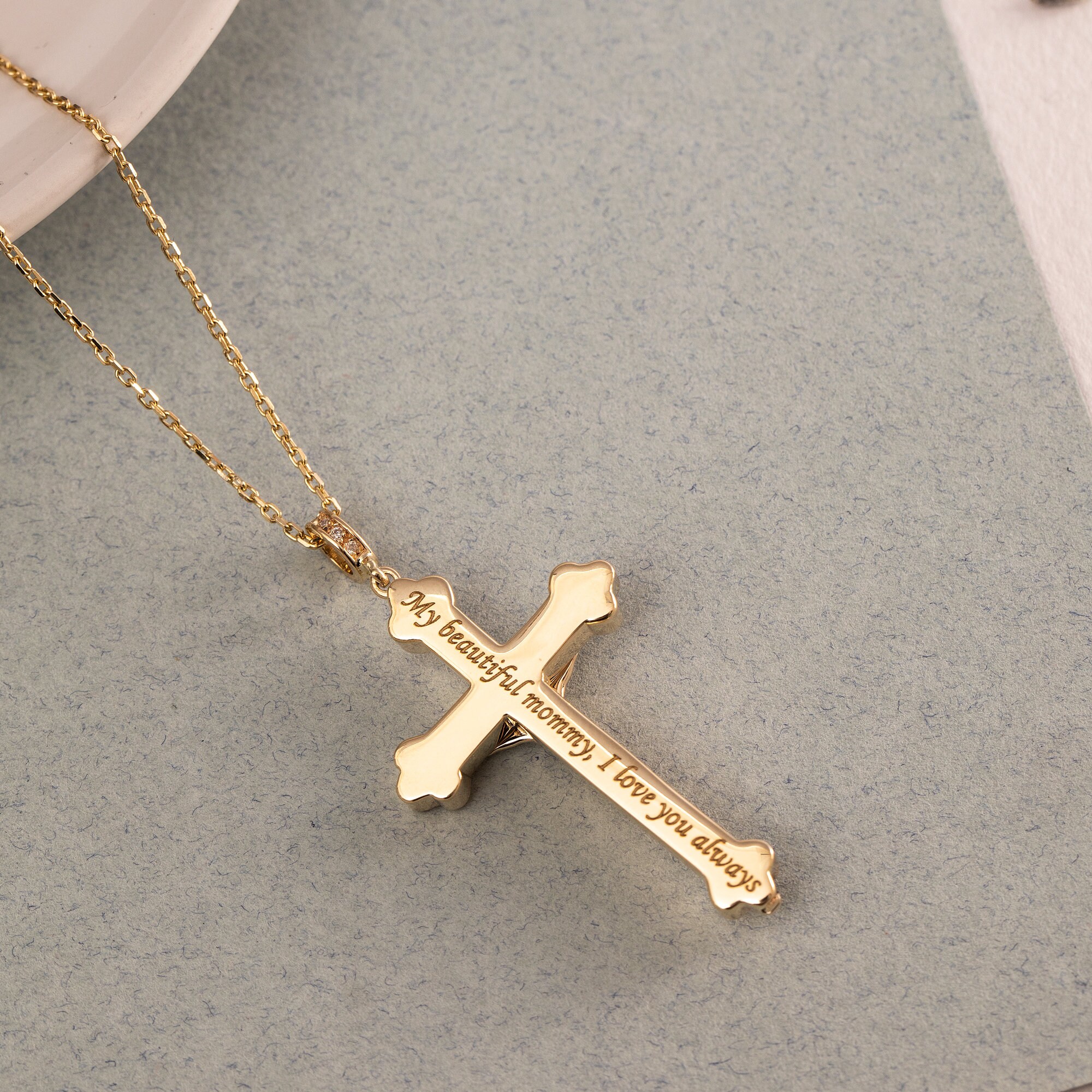 Custom Cremation Urn Jesus Crucifix Pendant, Memorial Keepsake Funeral ...