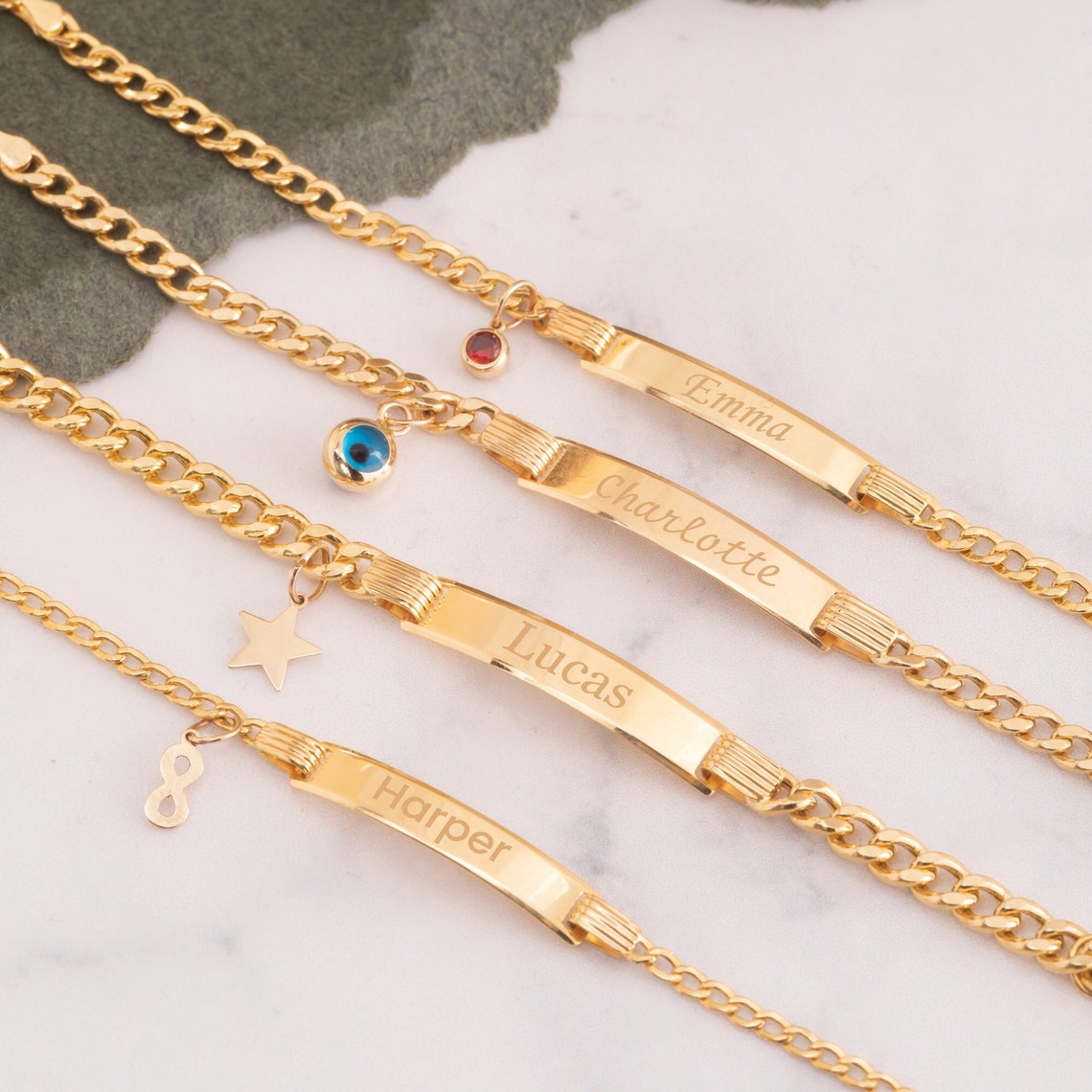 14K 18K Solid Gold Small Tiny Charms Dainty Everyday Gold - Etsy