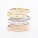 14K 18K SOLID Gold Mountain Ring, Mountain Range Ring Forest or Waves ...