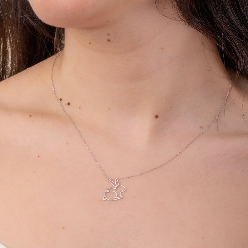 Sparkle and Shine With a 14K 18K Real Gold Diamond Rabbit - Etsy
