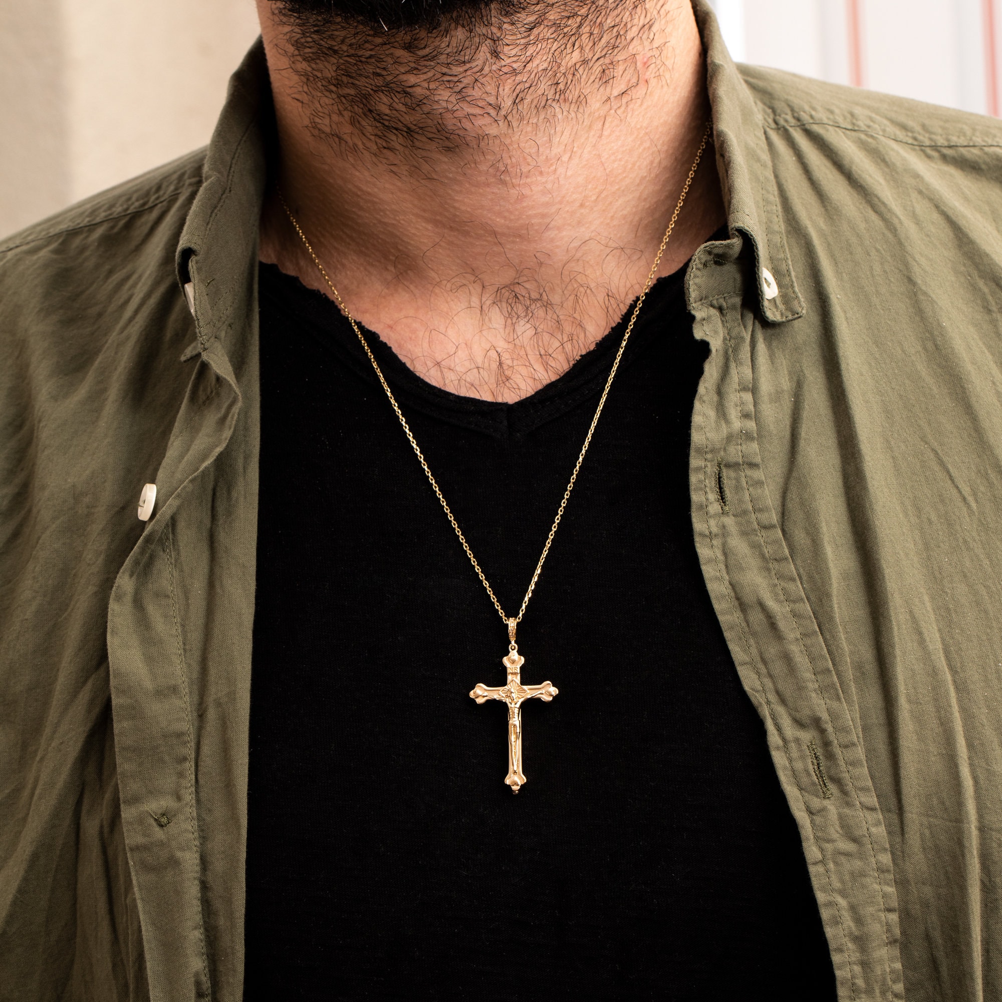 Custom Cremation Urn Jesus Crucifix Pendant, Memorial Keepsake Funeral ...