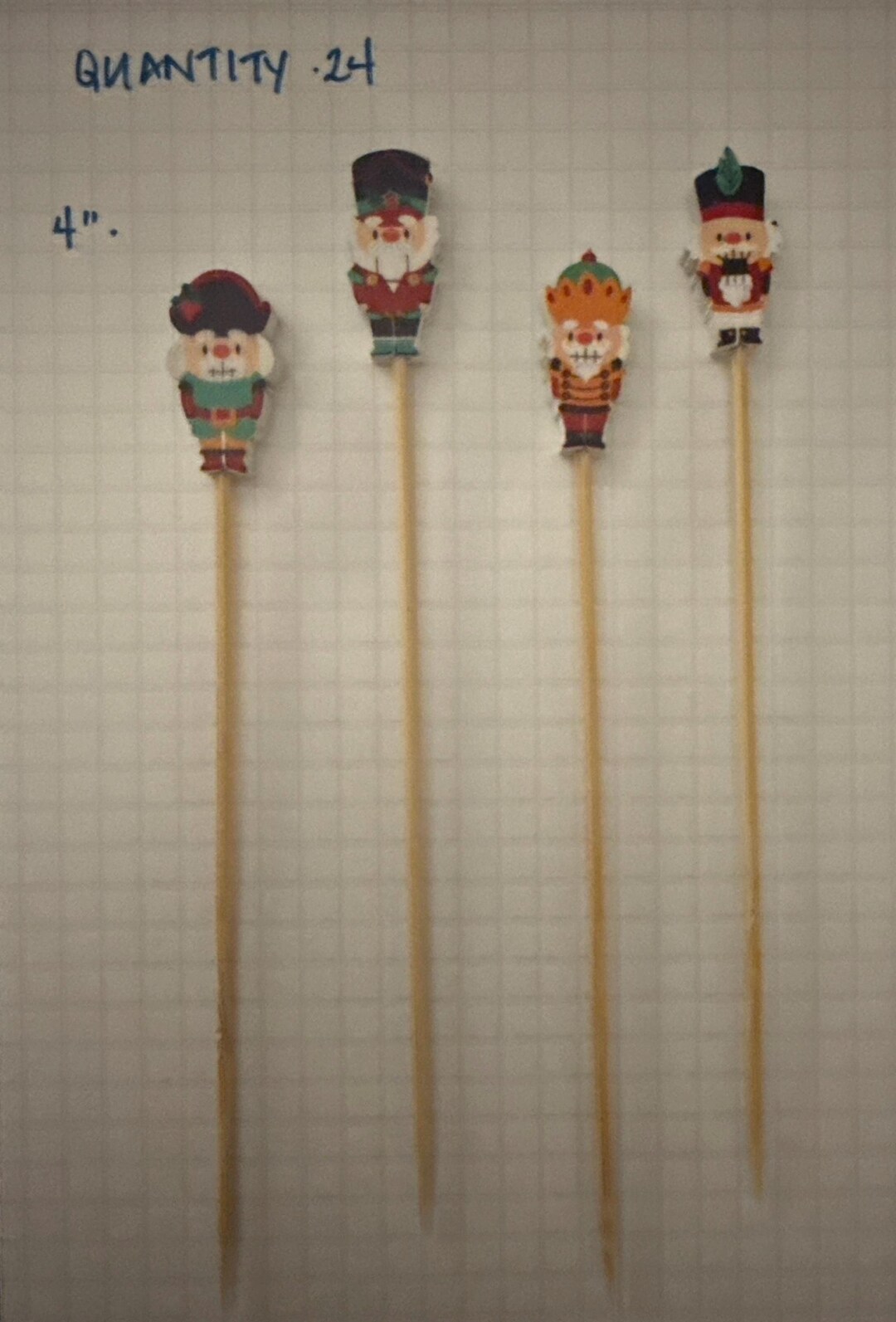 Nutcracker Charcuterie Picks | Toothpicks | 24 Pcs - Etsy