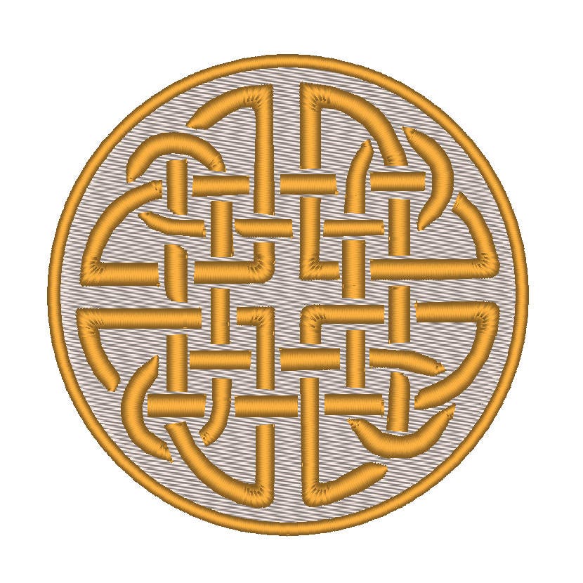 Celtic Knot Embroidered Patch - Etsy