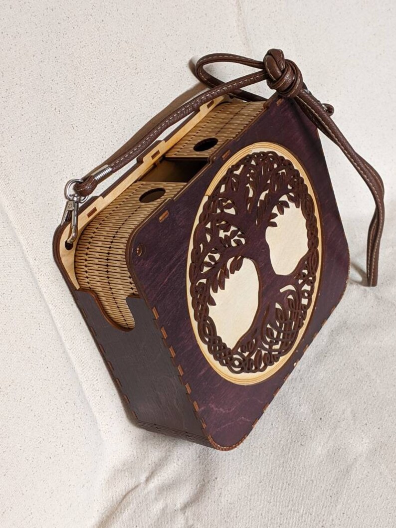 Wood Purse With Japanese Bonsai - Etsy