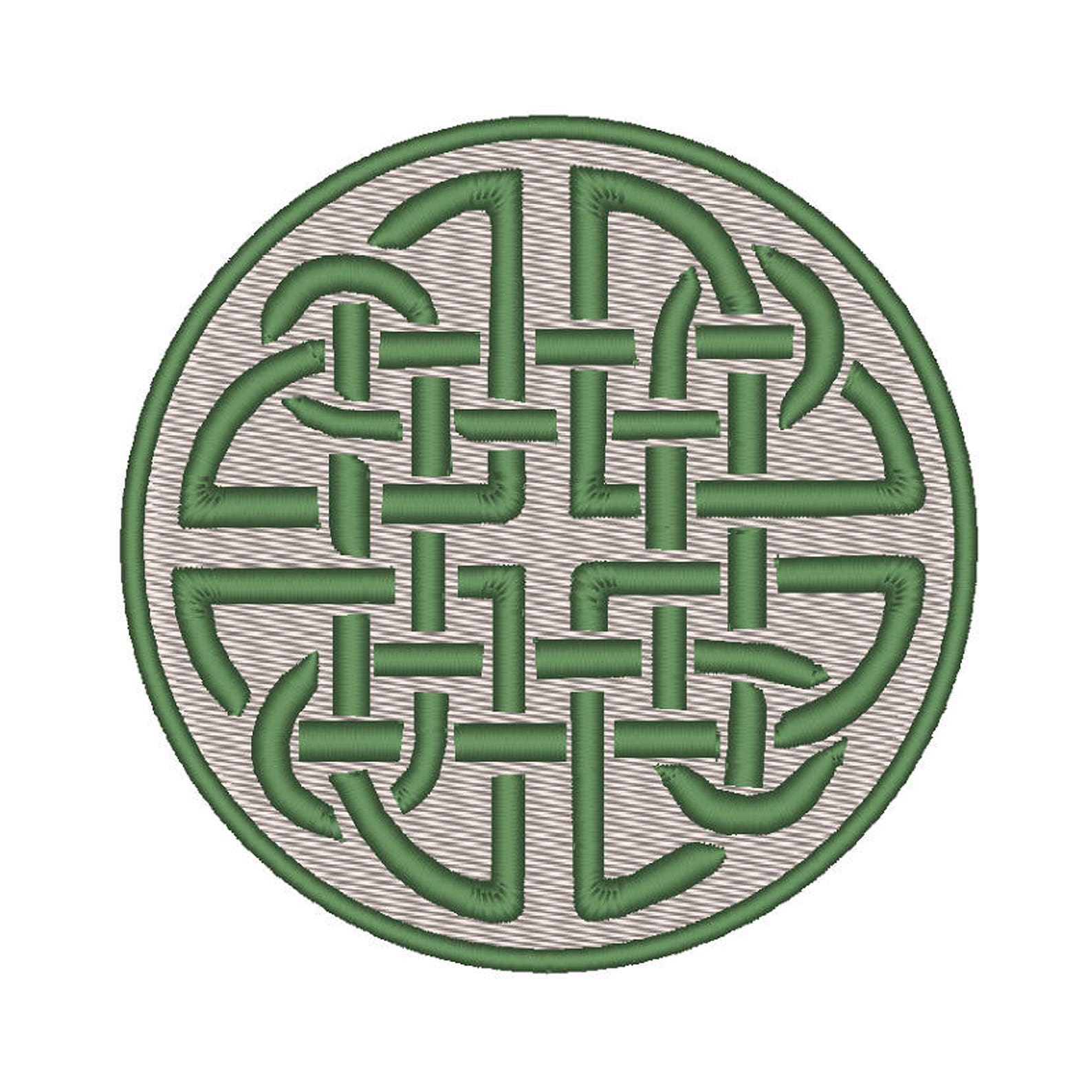 Celtic Knot Embroidered Patch - Etsy