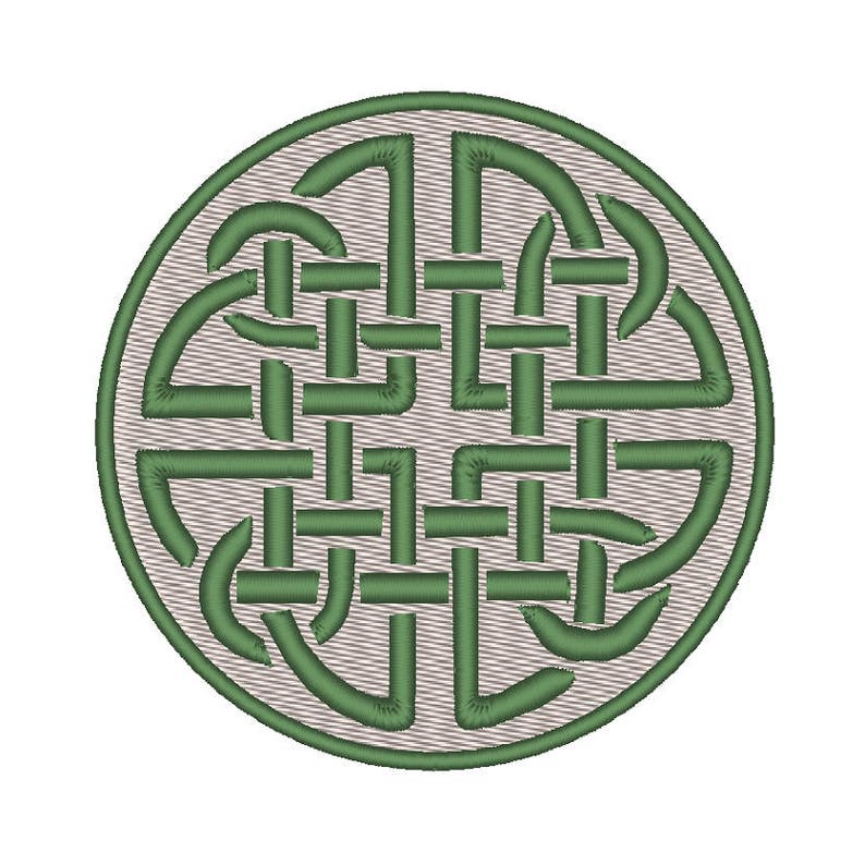 Celtic Knot Embroidered Patch - Etsy