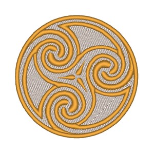 Celtic Triskelion Patch - Etsy