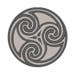 Celtic Triskelion Patch - Etsy