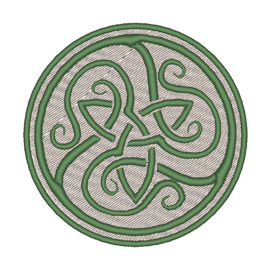 Celtic Triskele Knot Patch - Etsy