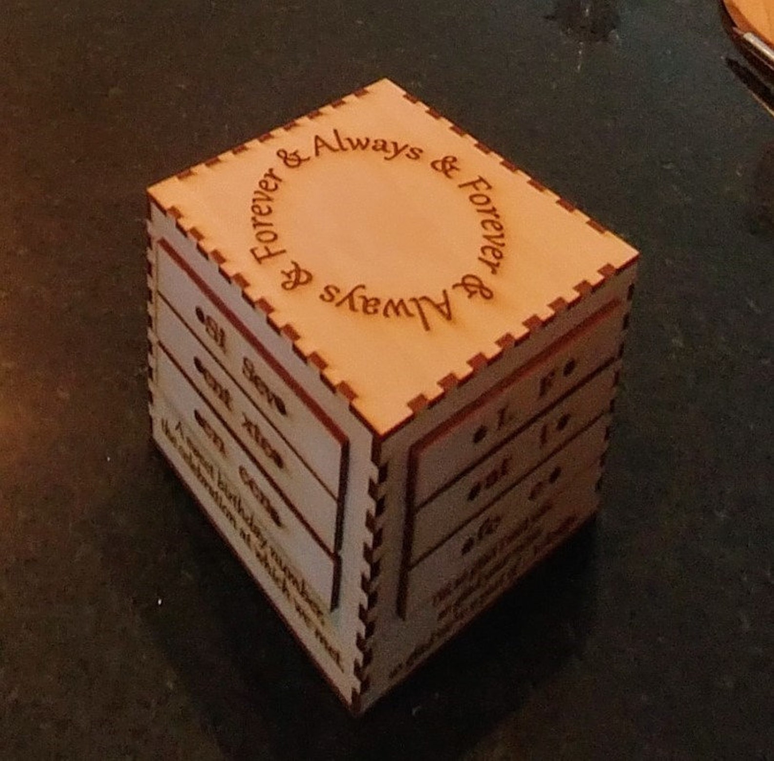 The Riddle Puzzle Box - Etsy